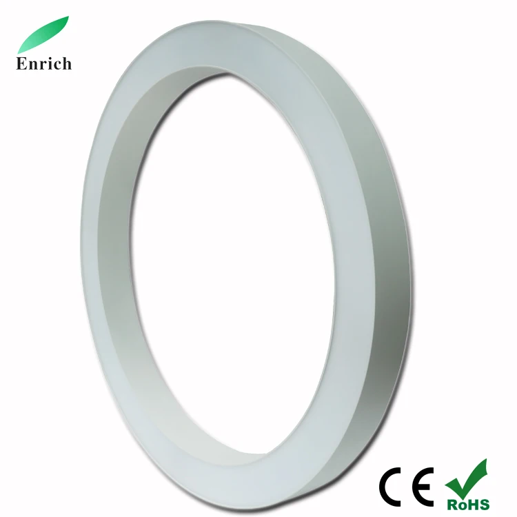 1.2m Size Round Ring Led Pendant Linear Light With Aluminum Profile ...