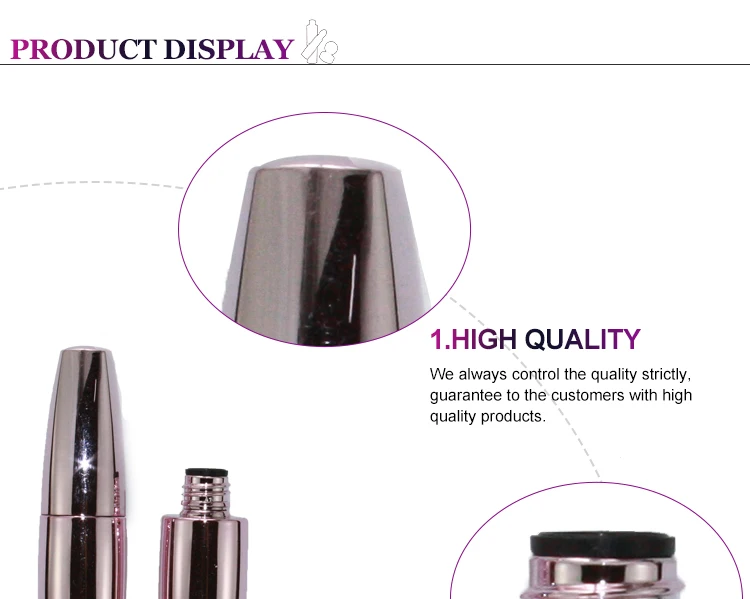 Popular Design Shiny Pink Empty Mascara Bottle Packaging - Buy Mascara ...