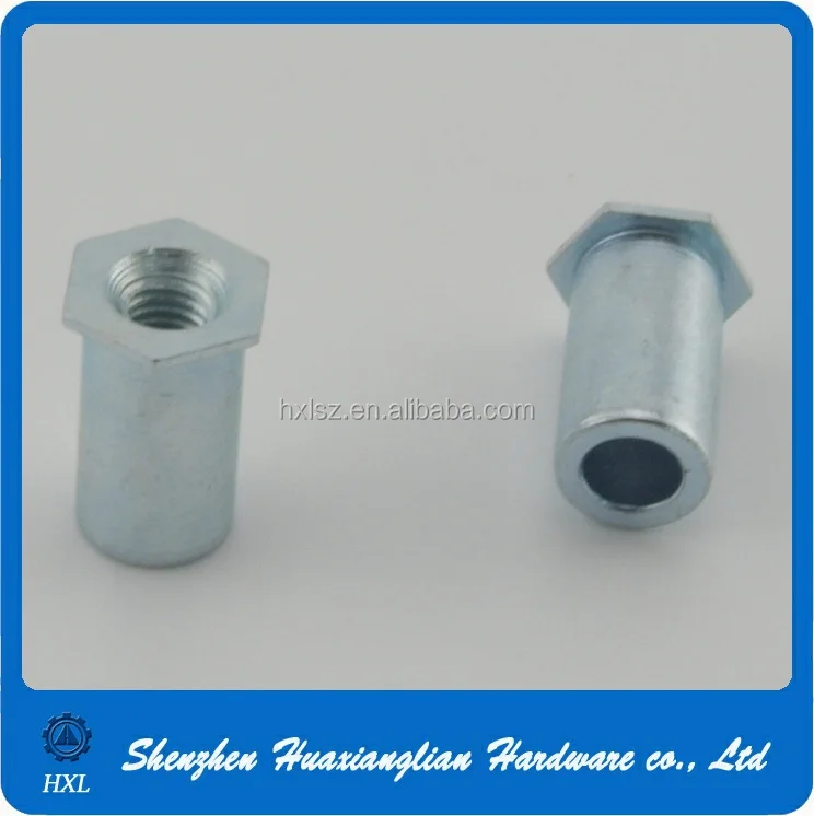White Blue Galvanized Hexagon Self Clinching M2 Standoff Nuts| Alibaba.com