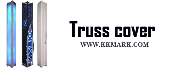 3m Long 12" Box Truss Cover - Customizable Spandex Decor