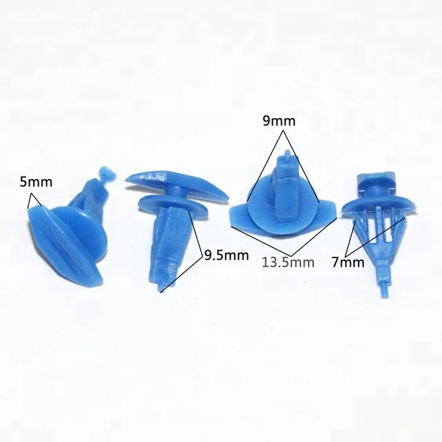 200pcs Car Doors And Window Sealing Strip Retainer Auto Fastener Clips ...