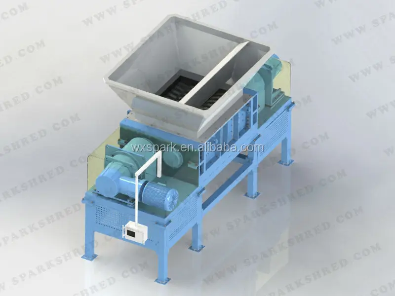 China Best Selling Scrap Metal Steel Shredder Line Best Price Double ...