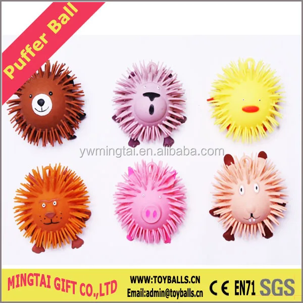 Flashing Octopus Spiky Puffer Ball - Eco-Friendly Stress Toy