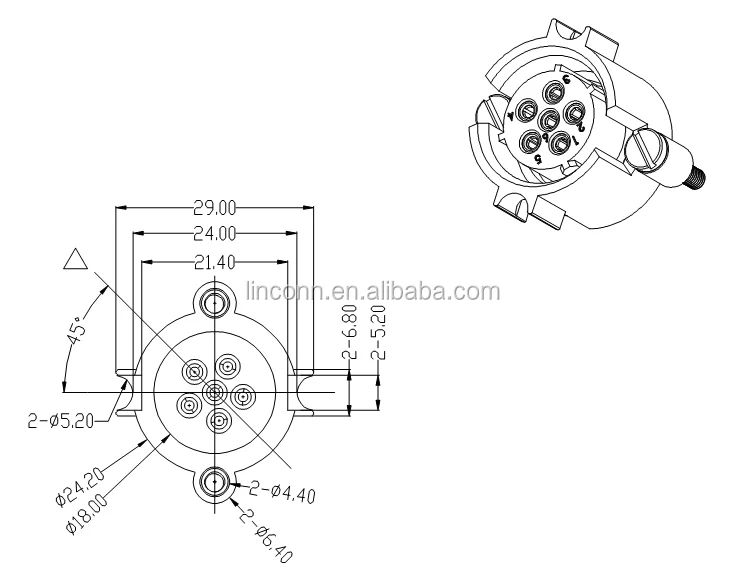 Ip67 Waterproof Bb-2590 Interphone Battery Connector With Sc-c-179495 ...
