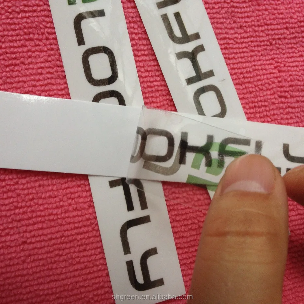 Silk Screen Printing Clear Pvc Vinyl Sticker,Uv Protection Self ...