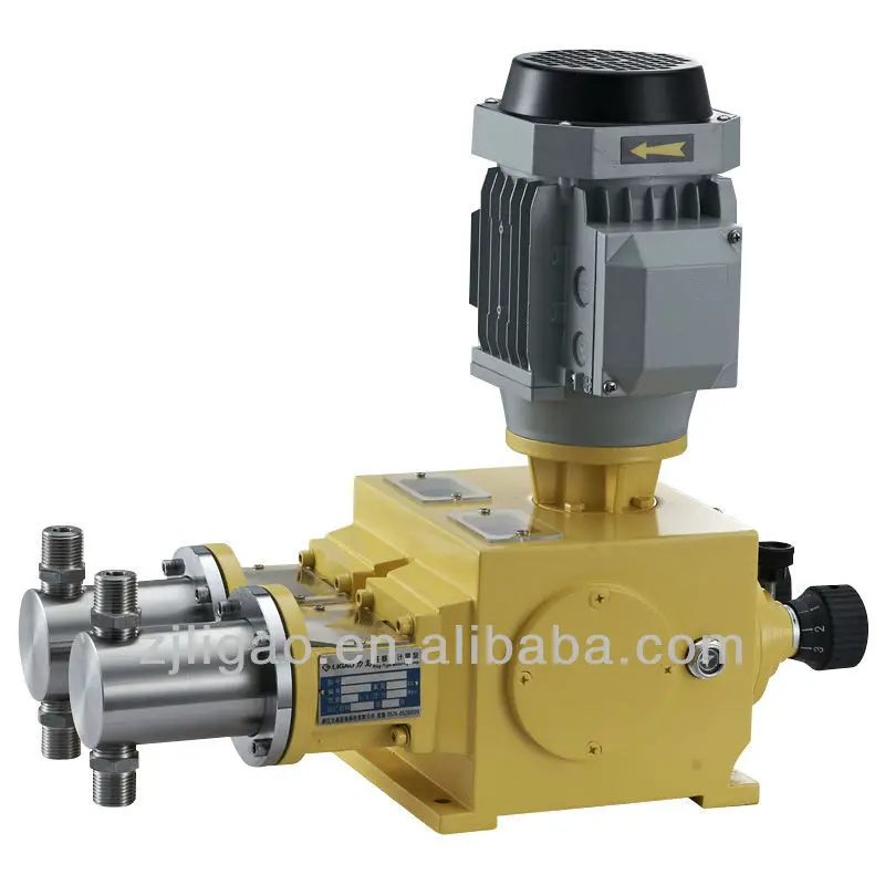 Double Heads High Pressure Piston Plunger Dosing Pump With Duplex ...