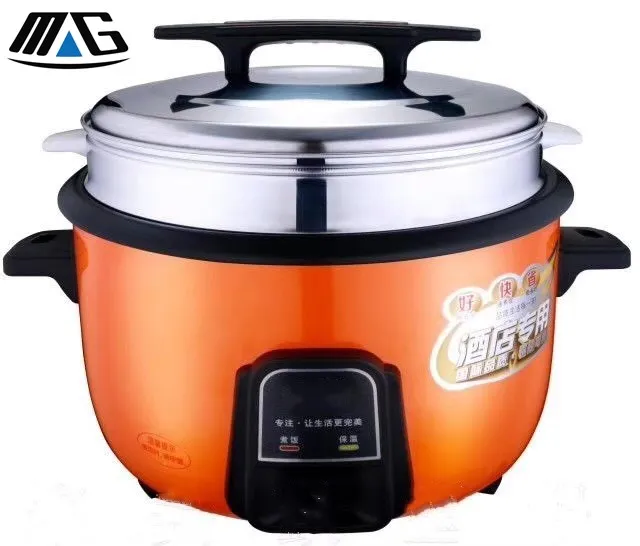 Orange Color 10l 1600w Big Size Commercial Rice Cooker For Restaurant And Hotel Use - Buy Big ...