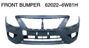 Oem 62022-6w81h For Nissan Sunny 2014 Auto Car Front Bumper - Buy Auto ...
