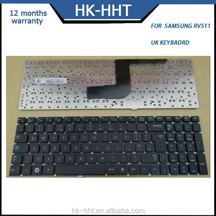 Uk Keyboard For Samsung Rv511 Rv509 Rv520 Rv515 - Buy Uk Laptop ...