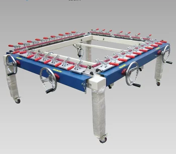 Screen Printing Pneumatic Mesh Stretch Machine With Single Clamp - Buy ...