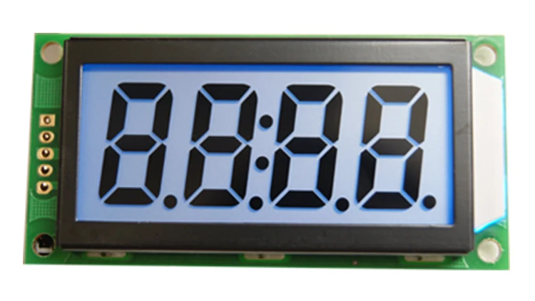 Custom Digital 4 Digit Lcd Display Module For Clock - Buy Lcd Module ...