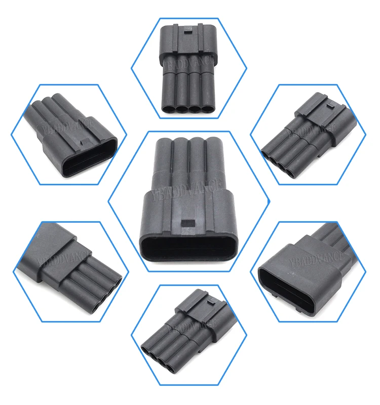 4 Pin Male PBT Connector for Denso Ignition Coil Plug