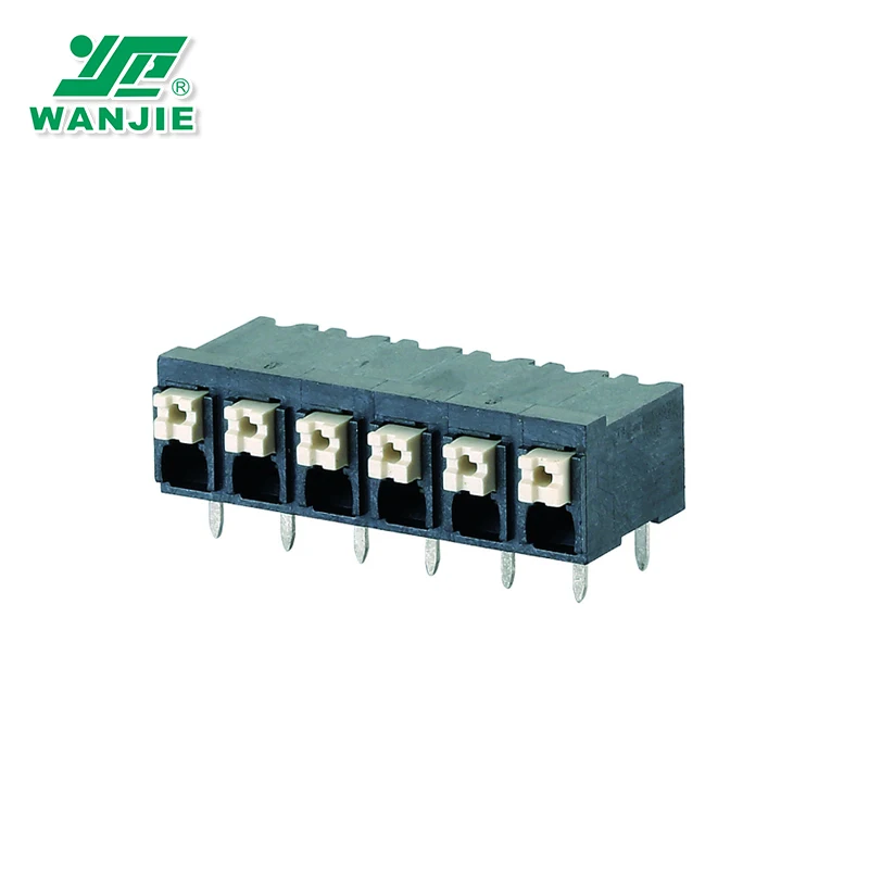 Smt High Temperature Pcb Spring Terminal Block Wj212v-5.0mm - Buy ...