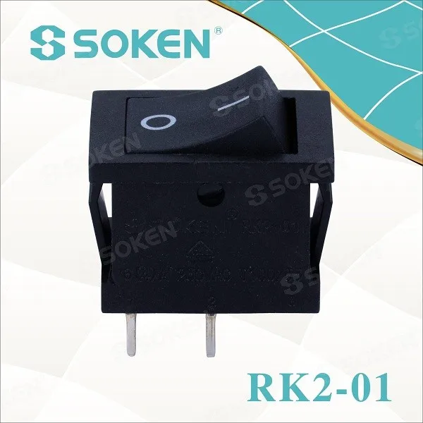 Soken T100 250vac 6a Kema Keur Rocker Switch - Buy 250vac 6a T100/55 Or ...