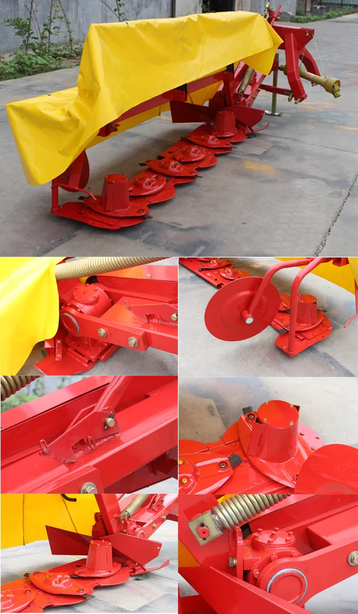 Rotary 8 Discs Lawn Hay Mower/rotary Mounted Mower/alfalfa Grass Cutter ...