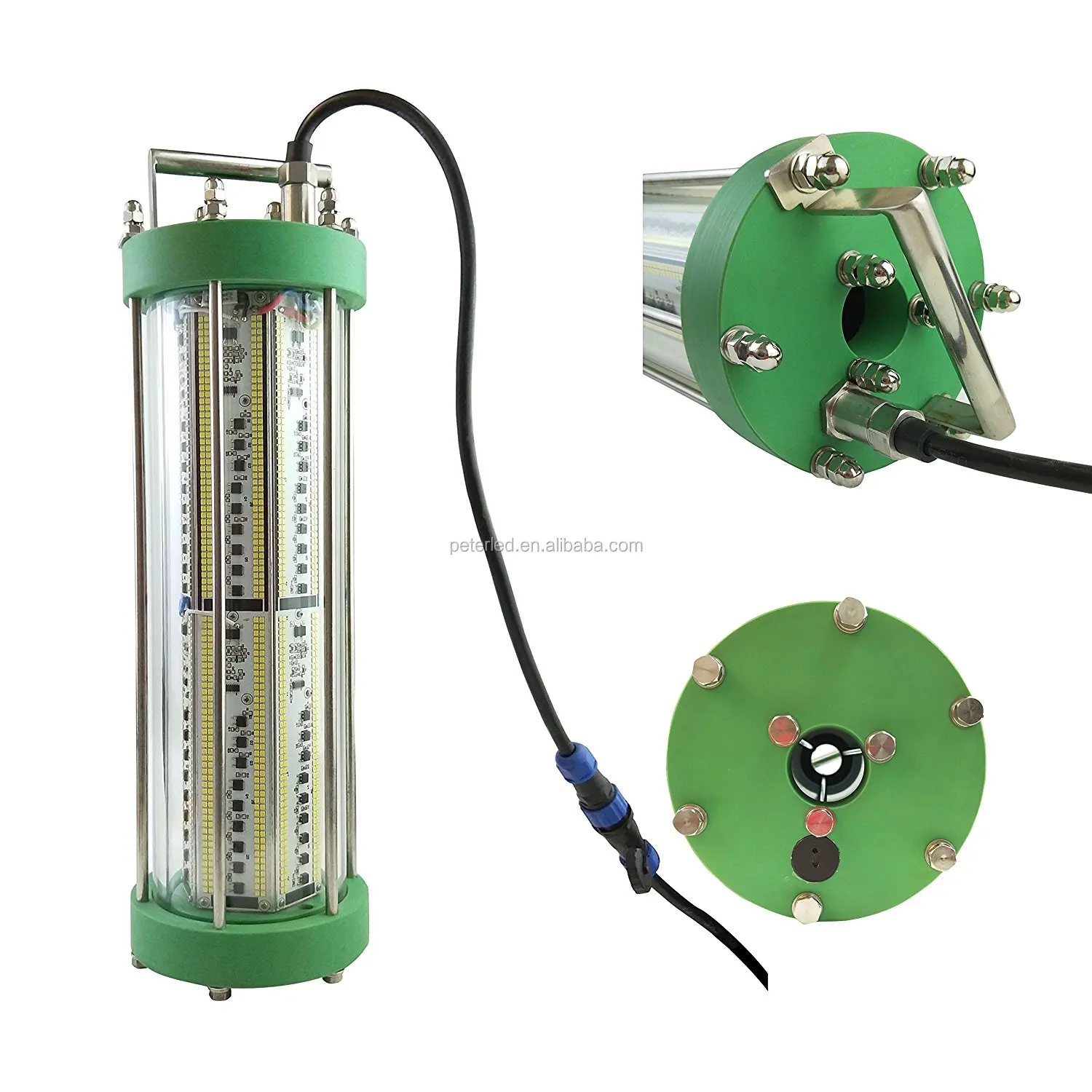 Led Fish Light 2000w Fish Luring Light Underwater Attracting Gather ...