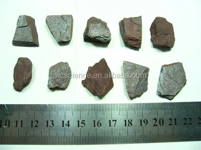 Red Oolitic Hematite Mineral Rock Materials for Education