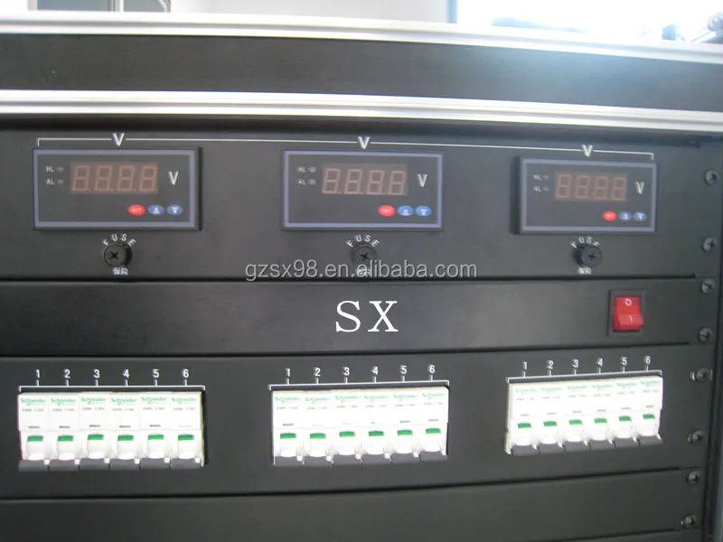 3 Tres Fase De Montaje En Rack De Energía Eléctrica De Distribución ...