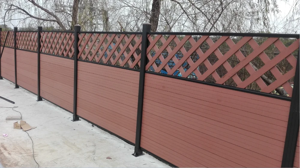 Chinese Style Fence Design - Eco Friendly Composite Boards