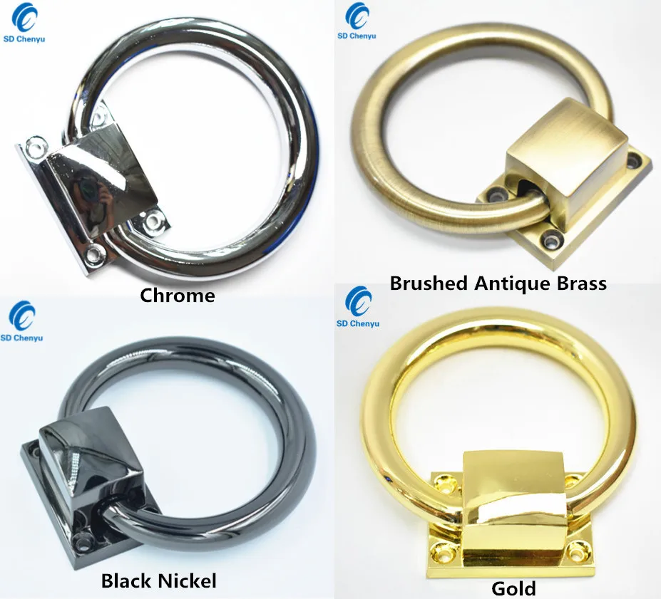 Wholesale Vintage Bronze Finished Metal Chair Ring Handles