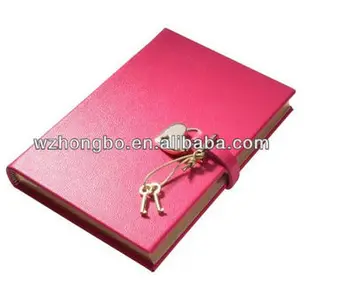 Girls Pink Leather Diary With Lock Key Lock Diary - Buy Key Lock Diary ...