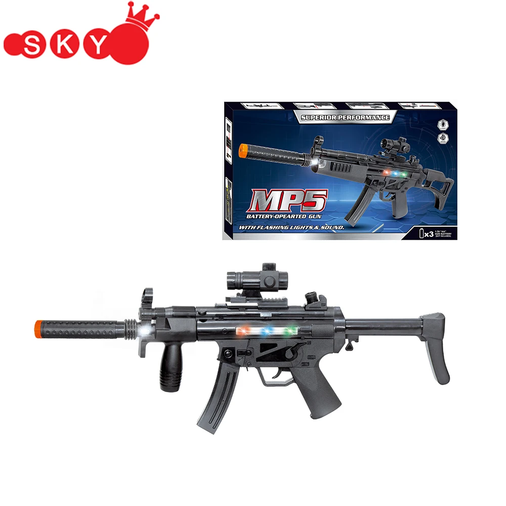 Sky Kids Battery Operated Plastic Toy Gun Police Play Set - Buy Gun ...