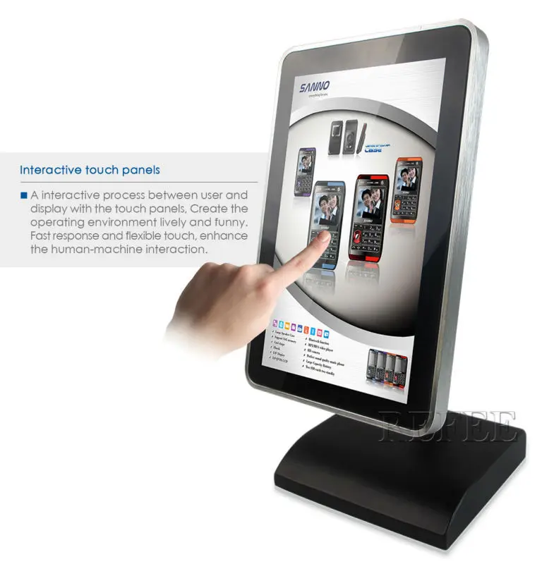 10 Inch Table Stand Android Media Player Digital Signage - Buy Android ...