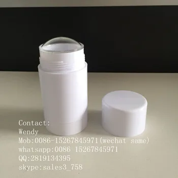Round Deodorant Container Twist-up/empty 75ml Pp Liquid Deodorant ...