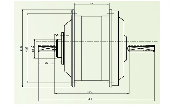 24v/36v Front/rear Ebike Motor - Kingsun Brushless Hub Motor
