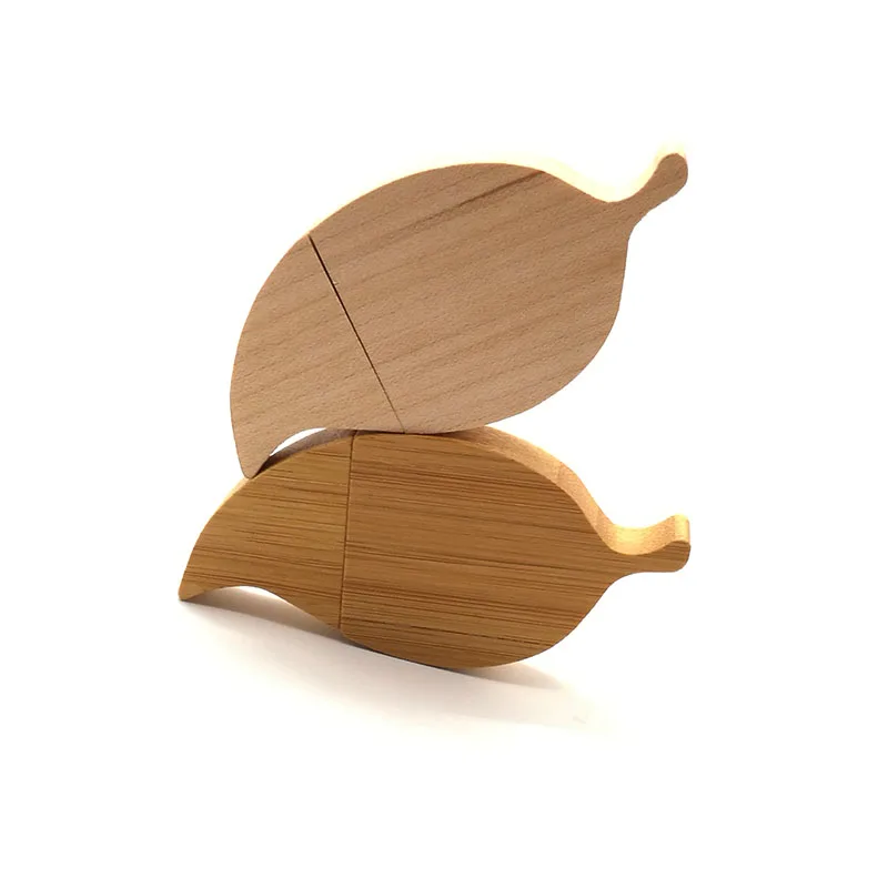 Wooden Leaf Usb Flash Drive 4GB Leaves Memory Stick 16GB Pendrive 32GB ...
