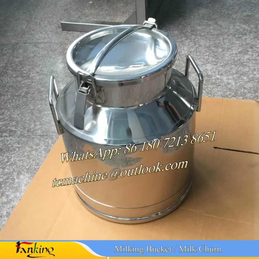25liter Stainless Steel Milk Churn Milk Bucket - Buy Milk Can,Lidded ...