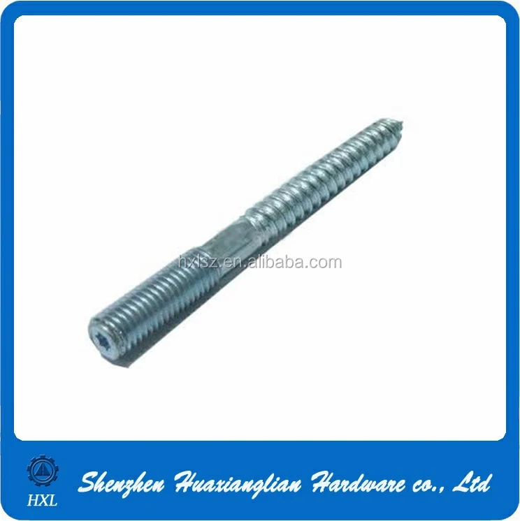 M5 M6 M8 M10 Double Ended Metal Self Tapping Threaded Rods Screw - Buy ...