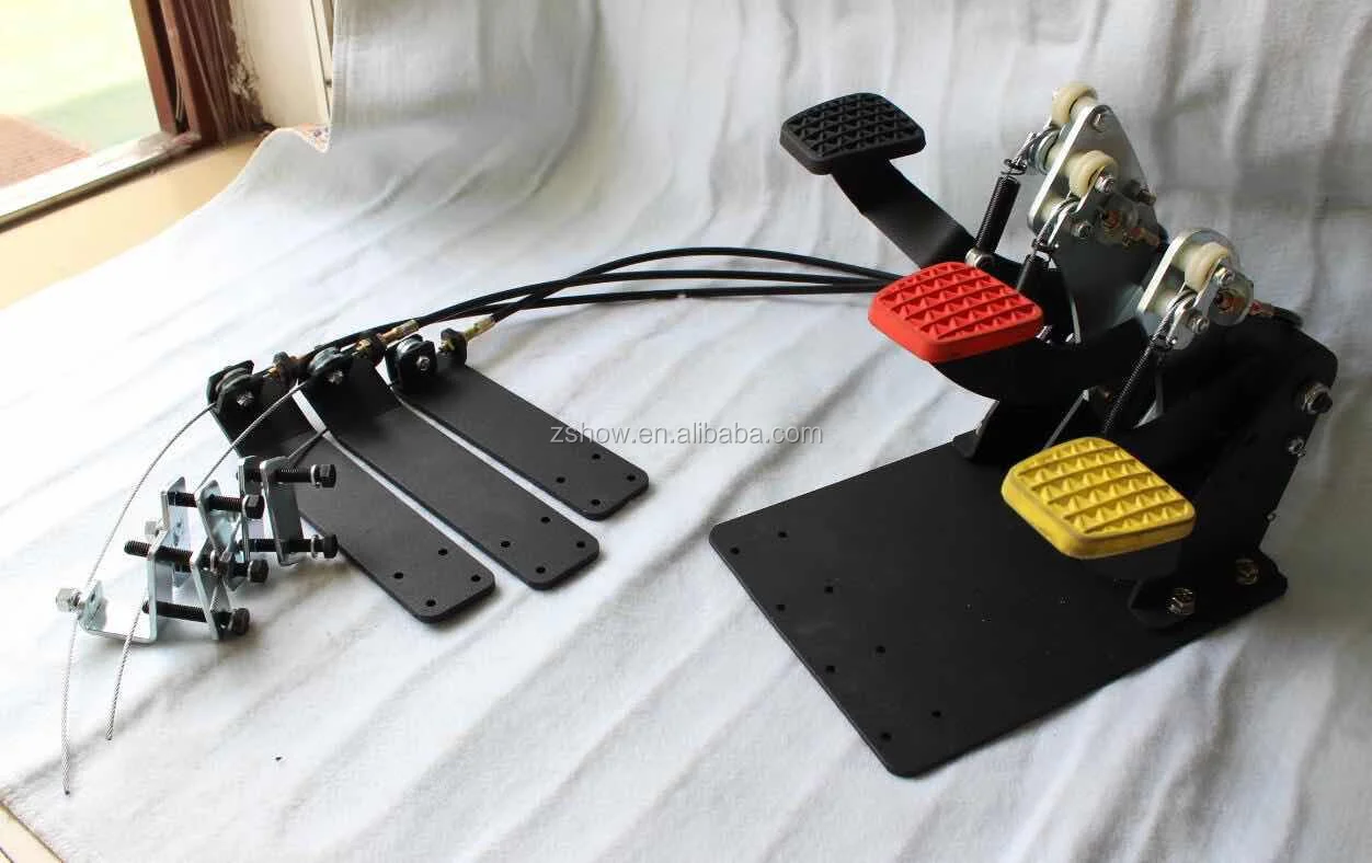 Dual Controls to Driver Training Vehicles Gas Brake Clutch