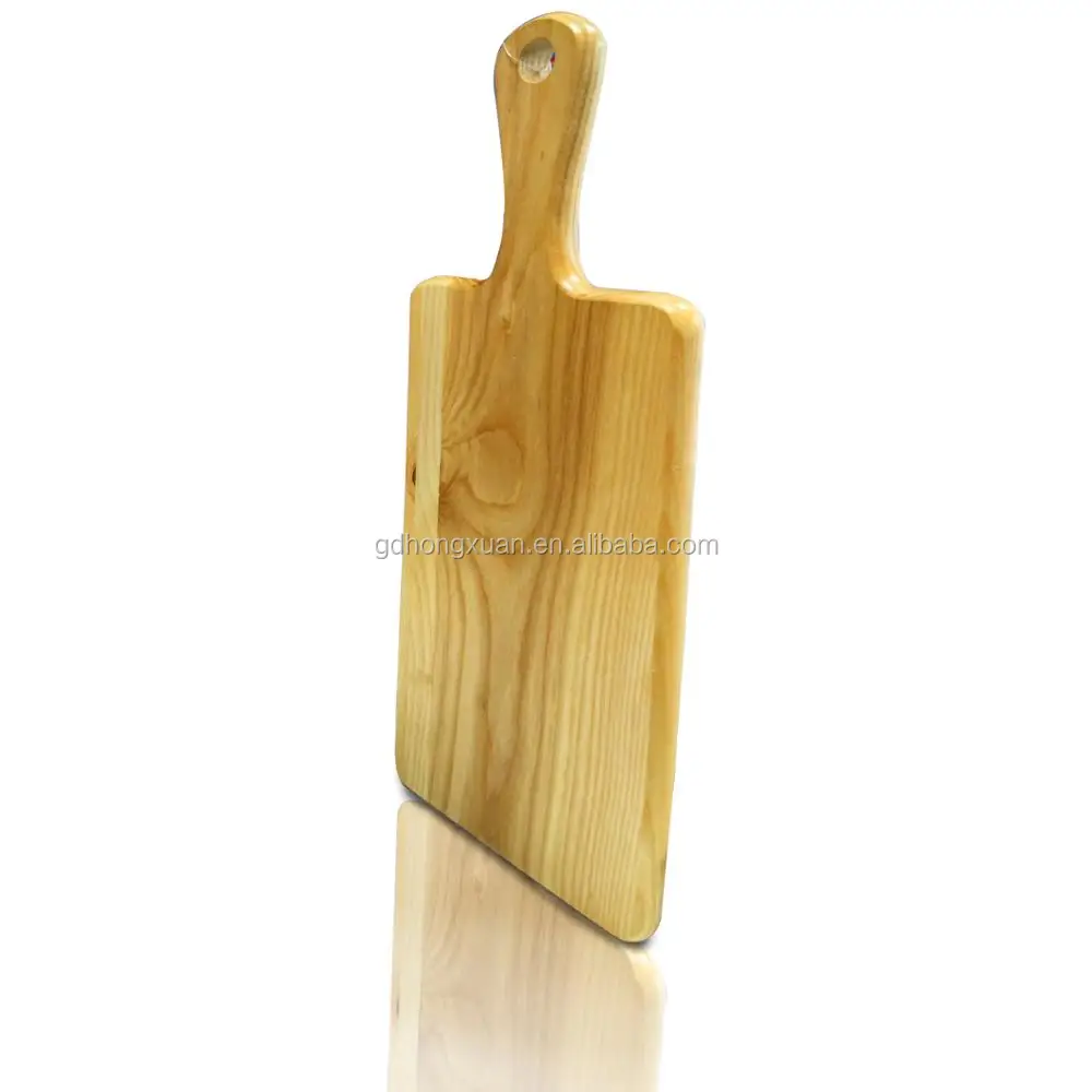Portable Oak Wood Chopping Block Thick Sturdy Butcher Block Paddle ...