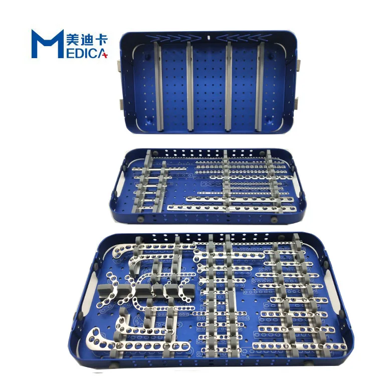 Veterinary Animal Bone Plate Set - Orthopedic Instruments