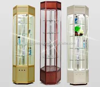 Revolving Freestanding Tower Display Showcases/aluminum Rotating ...