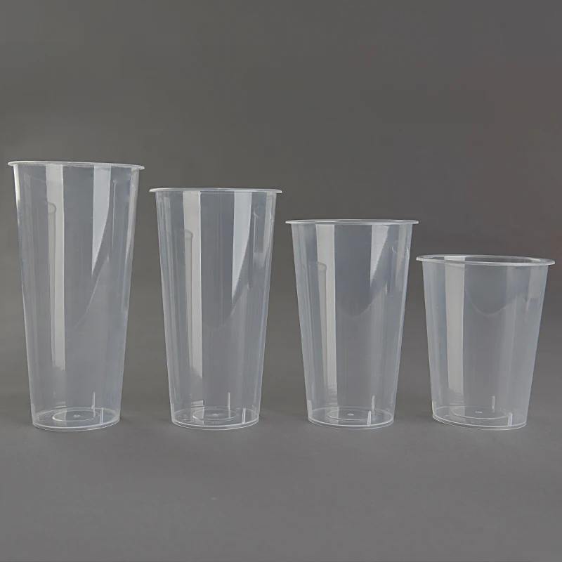 Heart Shaped Plastic Cups - Perfect for Boba Milk Tea