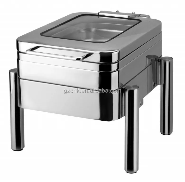 9L YUFEH Stainless Steel Hydraulic Chafing Dish with Glass Lid - Chen ...