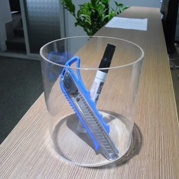 Customized Wholesale Clear Large Round Acrylic Cylinder Tube With Lid ...