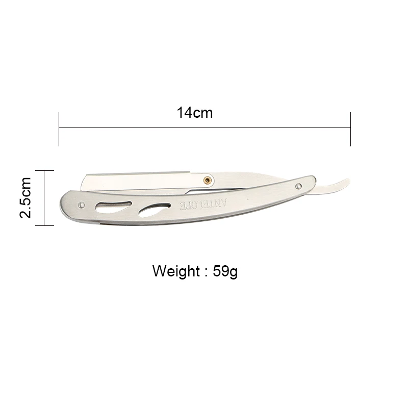 Stainless Steel Folding Private Label Shavette Razor