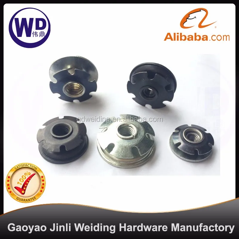 Tube Insert M6*17.8 Threaded Inserts For Round Tubes Tube End Nut - Buy ...