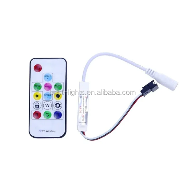 SP103E RF Wireless Remote Pixel RGB LED Controller for WS2812