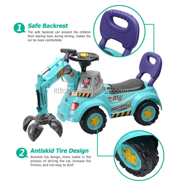 Multi Function Construction Kids Ride On Toy Crane - Buy Kids Ride On ...