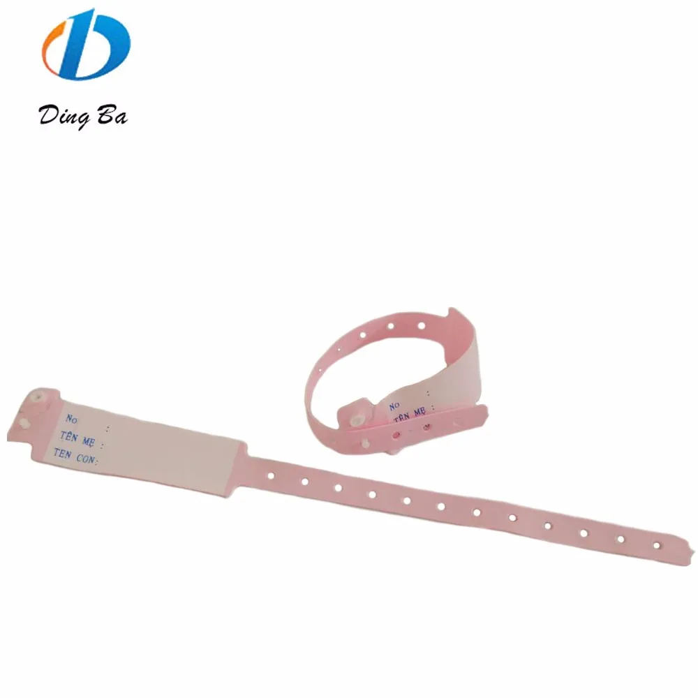 Soft Waterproof Hospital Patient Plastic Pvc/vinly Medical Wristbands ...