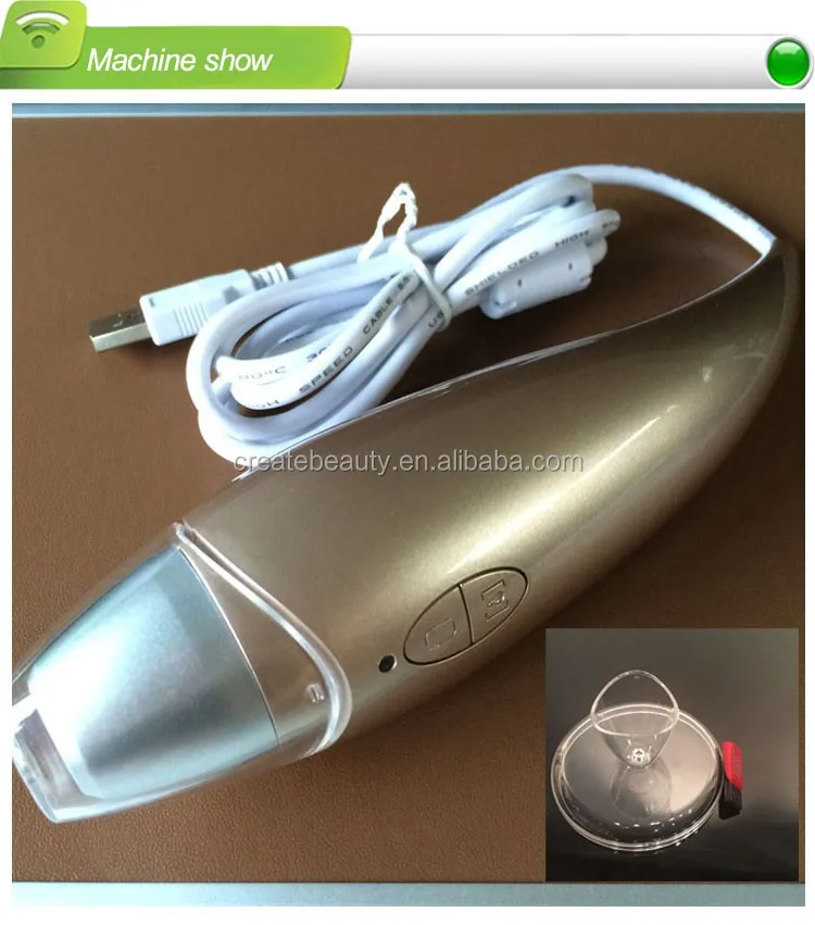 Skin Hair Analyzer - Portable Dermatoscope for Acne & Wrinkles
