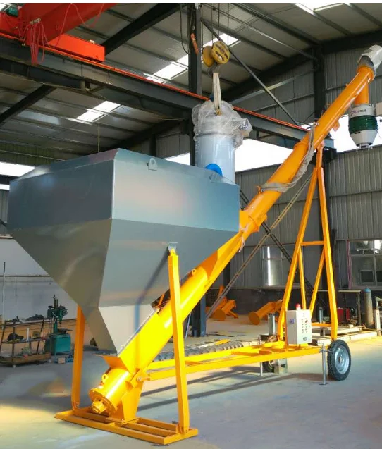 Lime Stone Cement Powder Auger Feeding System - Sand & Cement Silo