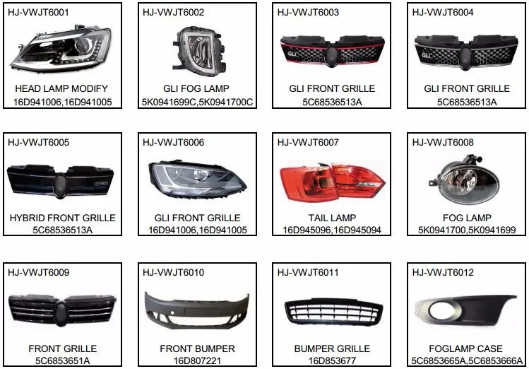 Auto Car Front Head Light Lamp For Vw Jetta 2012 Mk6 5c7941005a ...