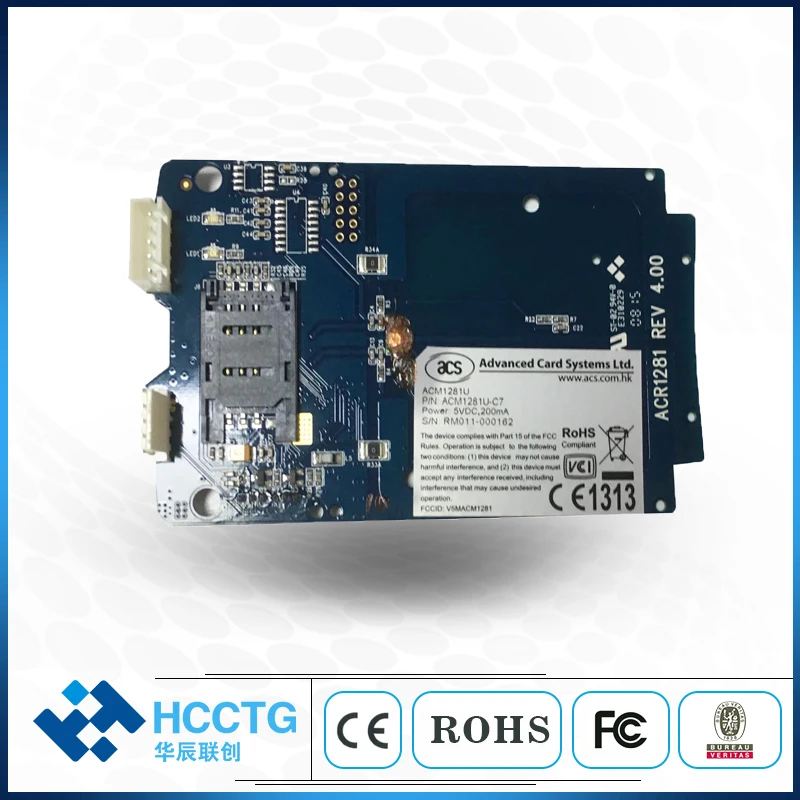 Rohs 13.56mhz Nfc Contactless Card Reader Module Acm1281s-z8 - Buy ...