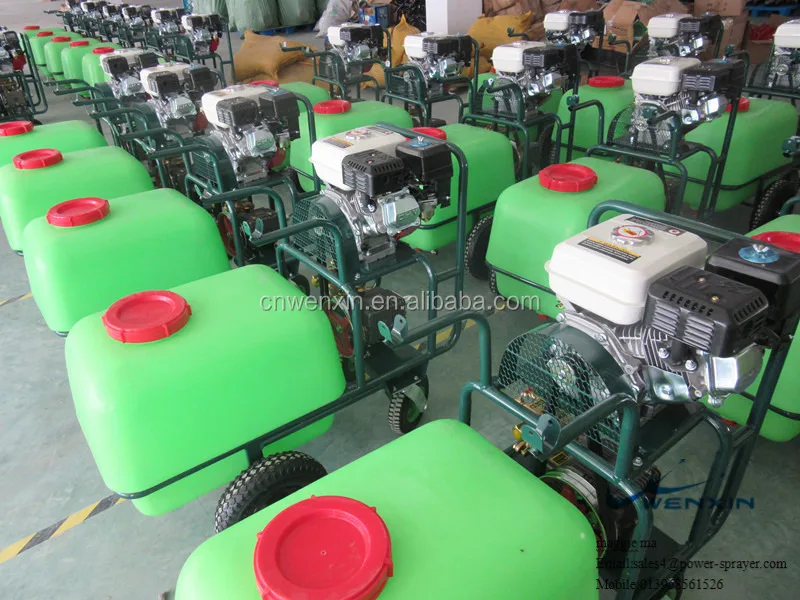 Agricultural Powered Spray Machine Garden Sprayer Set With Wheels And ...