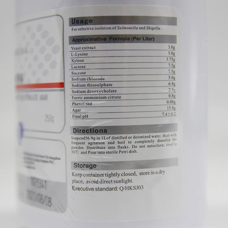 Culture Media In Microbiology Xylose Lysine Desoxy Xld Agar - Buy ...